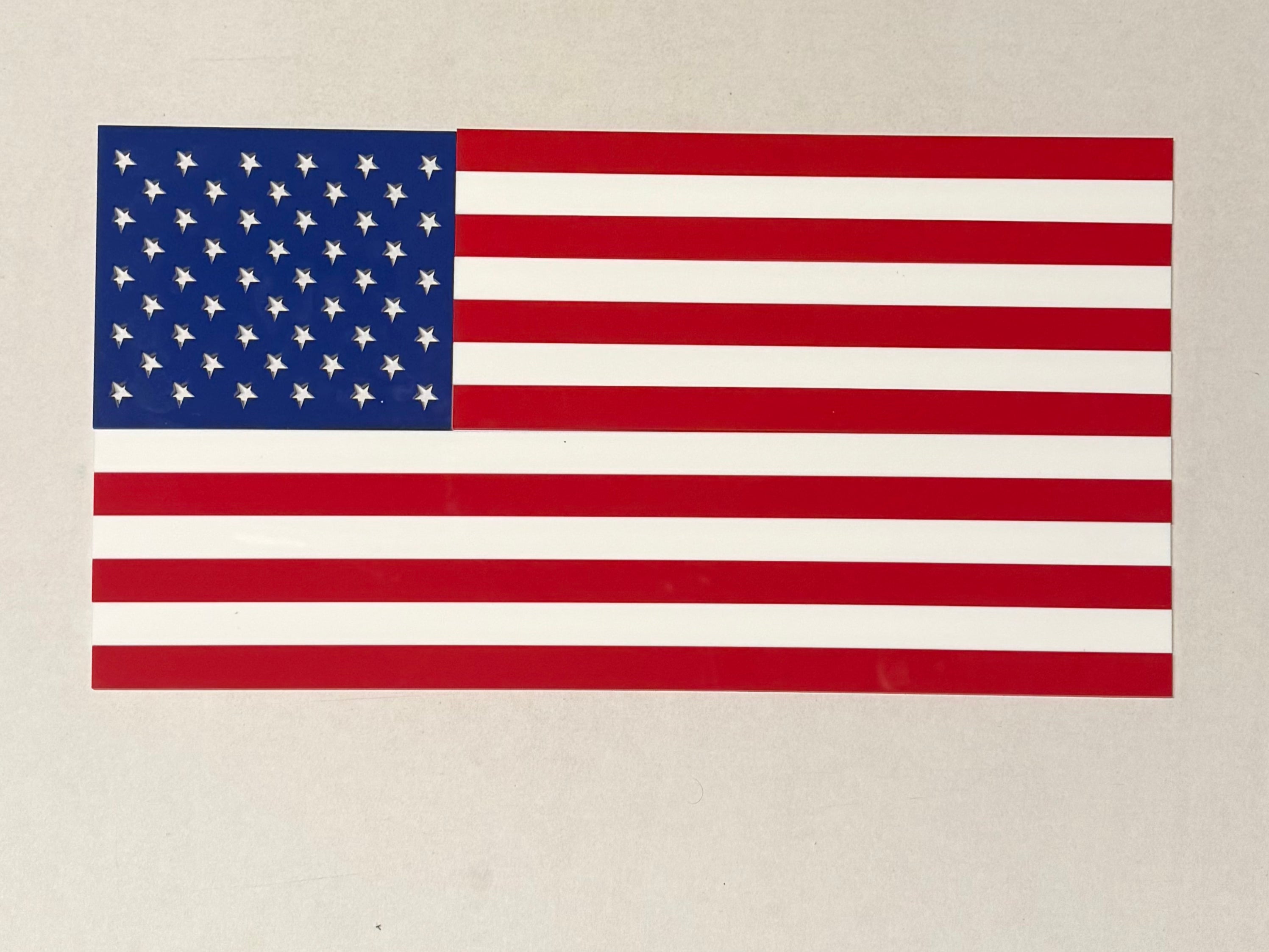 Acrylic American Flag Puzzle – Hawley Acrylics